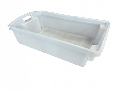 IH031 – 32L Fish Bin Natural w/ Drain Holes (Natural/Red) | People in ...